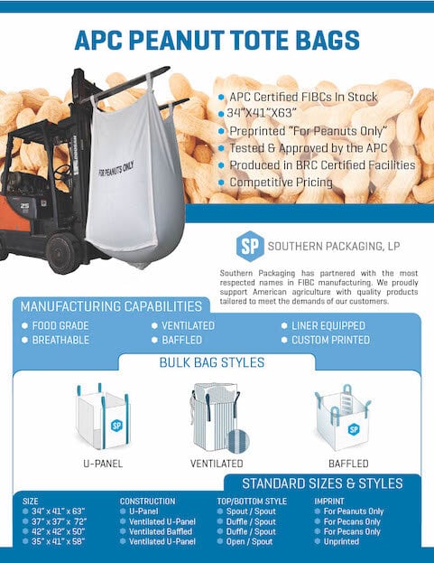 Wholesale APC Peanut Tote Bags | Southern Packaging, LP