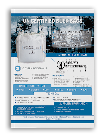 UN Certified Bulk Bags Brochure | Southern Packaging, LP