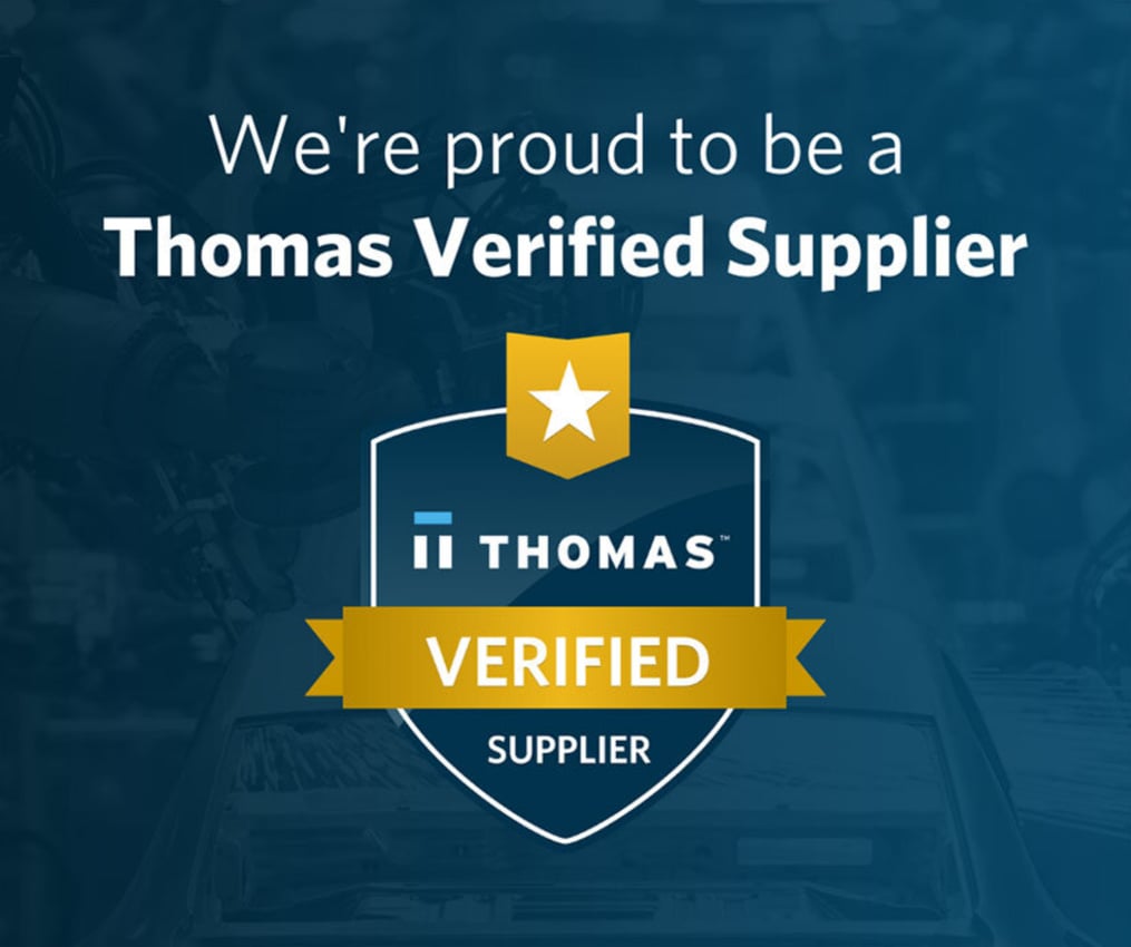 We Are Now a Thomas Verified Supplier!
